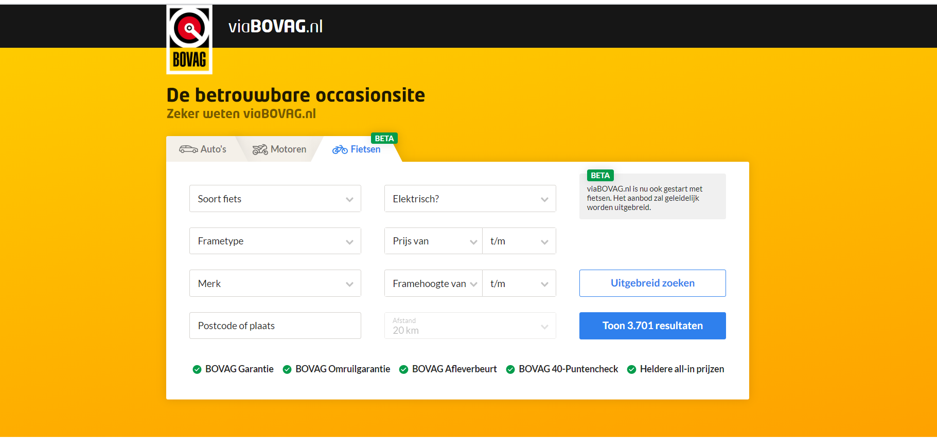 CycleSoftware koppelt met viaBOVAG.nl - Brabant Cycling